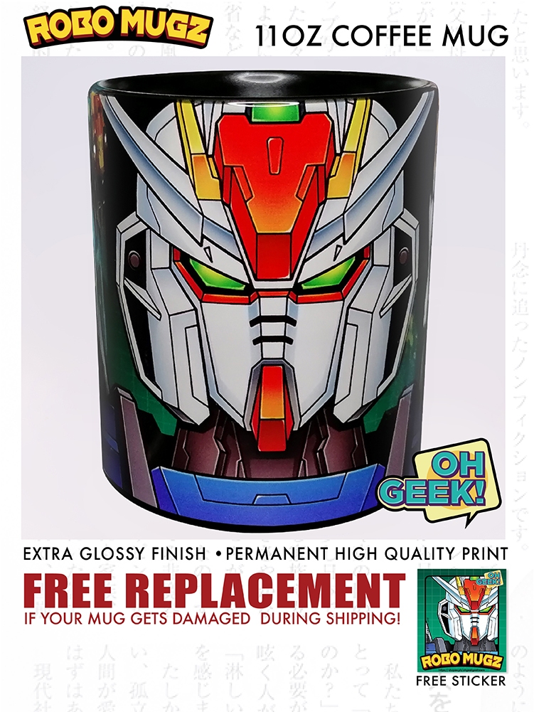 Aile Strike Gundam from Gundam Seed 11 oz Coffee Mug Robo Mugz (FREE ...