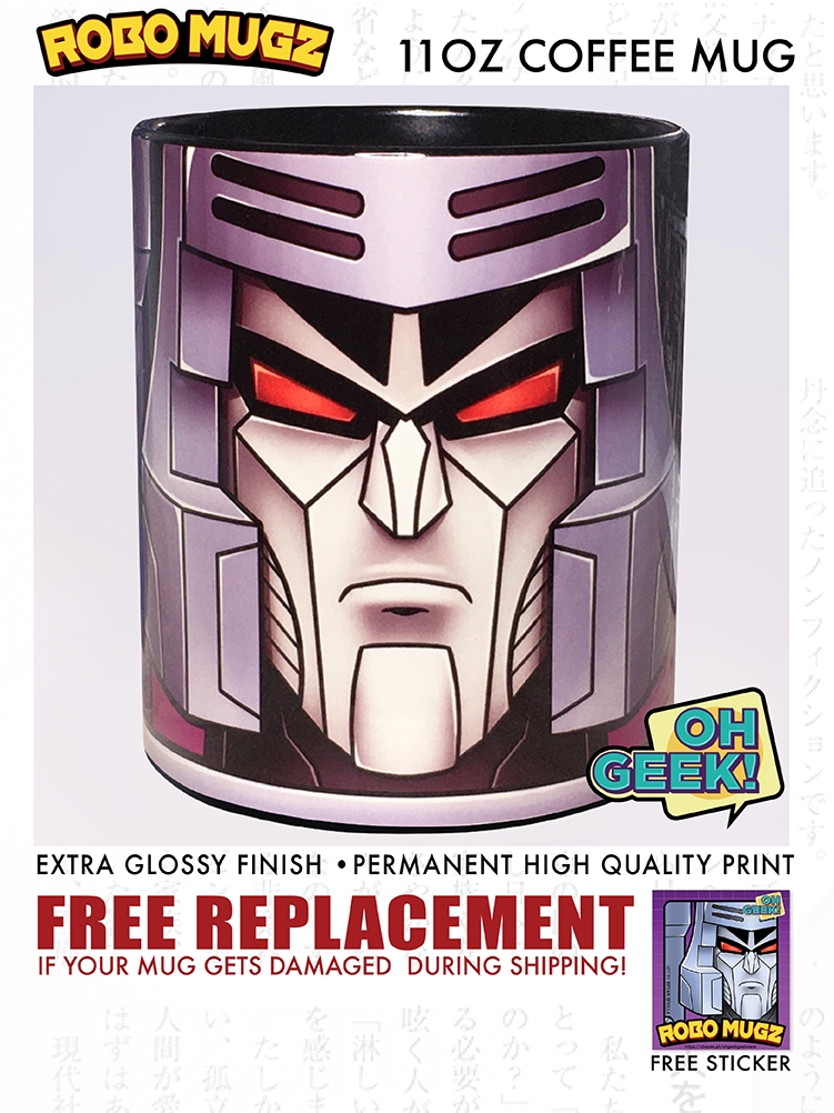 Megatron Decepticon Transformers 11 oz Coffee Mug Robo Mugz (FREE ...
