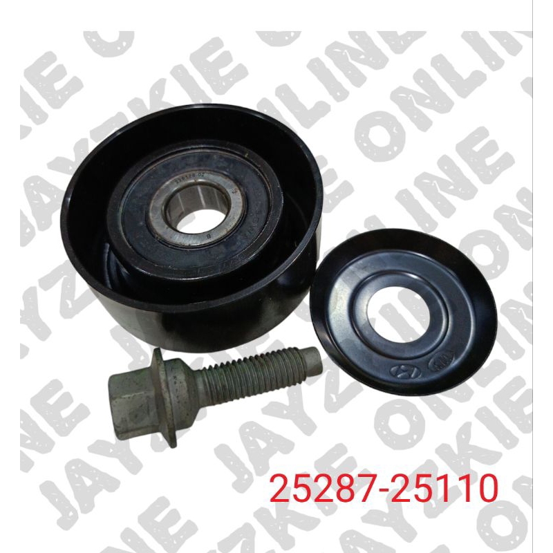 2528725110 IDLER PULLEY DRIVE BELT ORIGINAL HYUNDAI TUCSON SANTA FE ...