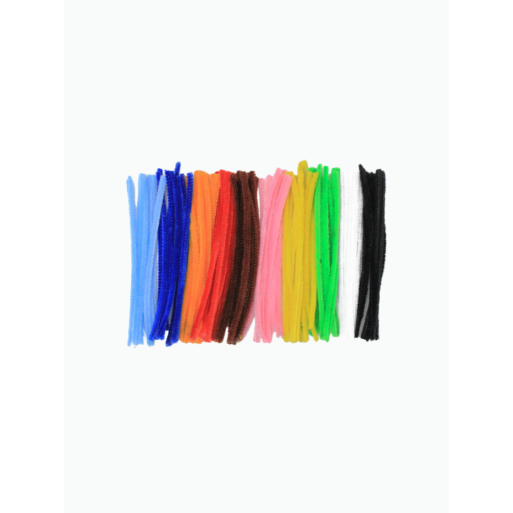 Fuzzy Wire DIY Accessory Multi-Color 100 -95 Pcs Pipe Cleaner for Craft ...