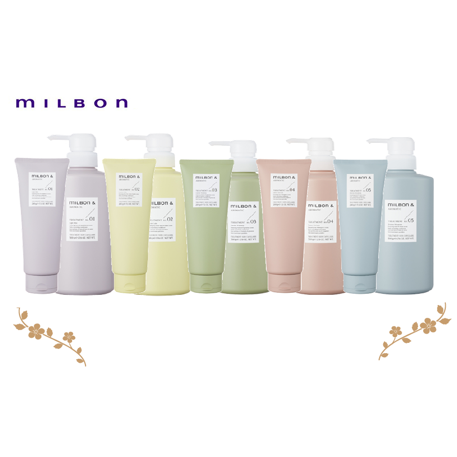 【Milbon Aromatic 】Milbon &Treatment no.01/no.02/no.03/no.04/no.05/no.06 ...