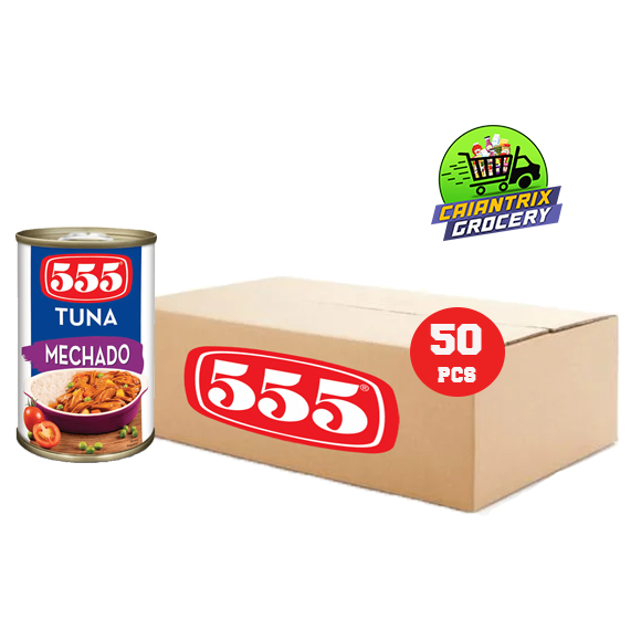 555 Tuna Flakes Mechado 155g - 1 Box (Pack of 50) | Shopee Philippines