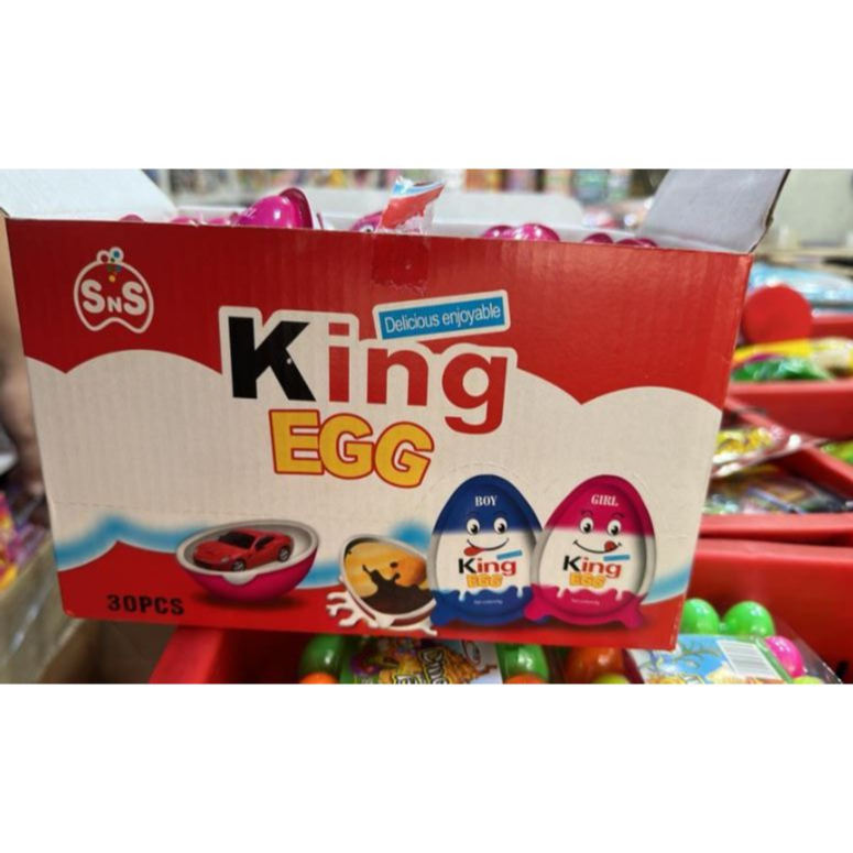 King Egg Surprise Egg - 30 pcs per box - For boys and girls per box | Shopee Philippines