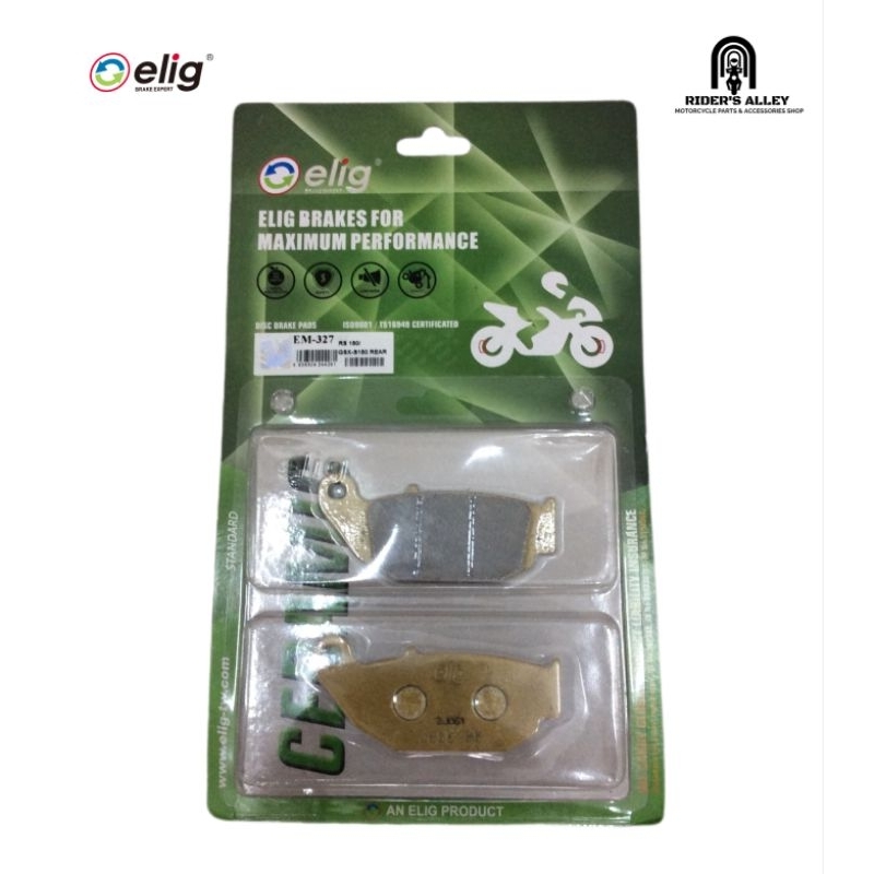 Elig Ceramic Brake Pad (CRF150L/CB150R/GSX-R150) | Shopee Philippines