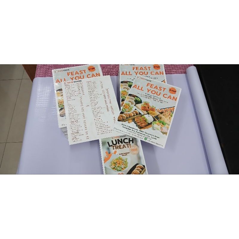 100pcs A5 FLYERS Glossy for your Business | Shopee Philippines
