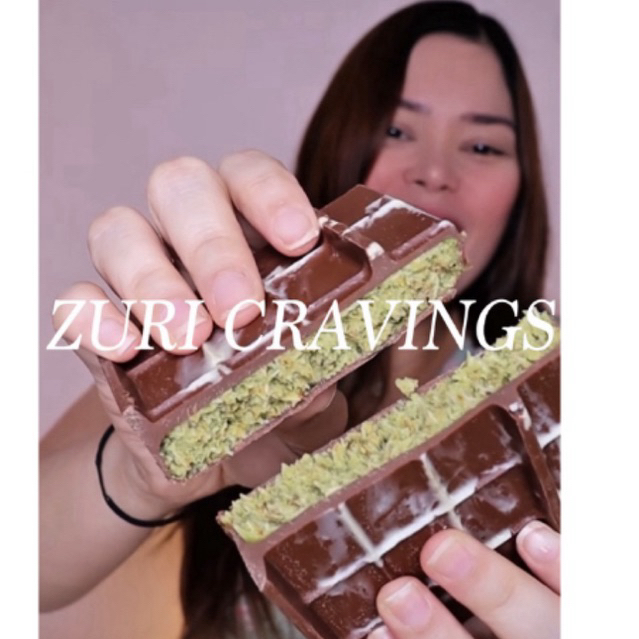 ZURI CRAVINGS PISTACHIO CHOCOLATE BAR KNAFEH / KATAIFI DUBAI VIRAL ...