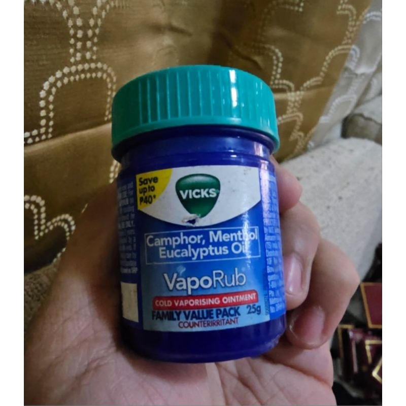 VICKS VAPORUB 25G NO BOX | Shopee Philippines