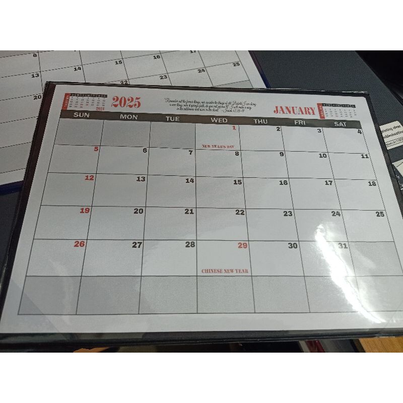2025 DESK CALENDAR PLANNER A4 size | Shopee Philippines