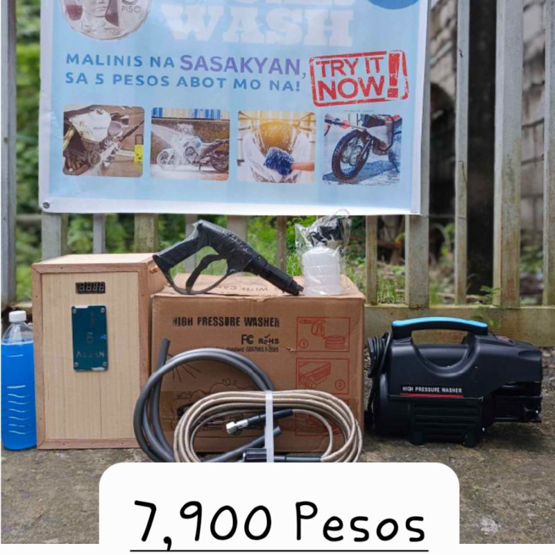 Vendo Pressure Washer set by 3 minutes, plug and play set up | Shopee ...