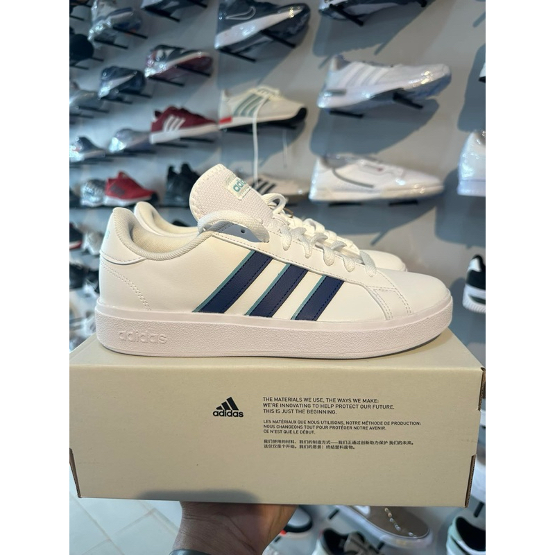 Sole Point Grand court Base 2.0 “Blue Stripes” | Shopee Philippines