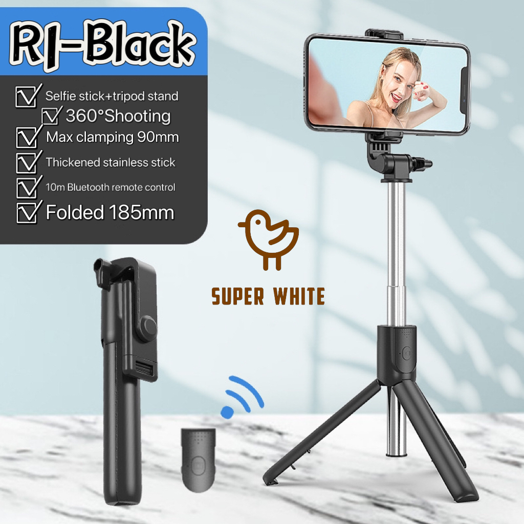 Mobile Phone Bluetooth Selfie Stick Tripod Fill Light Selfie Stick Mini ...