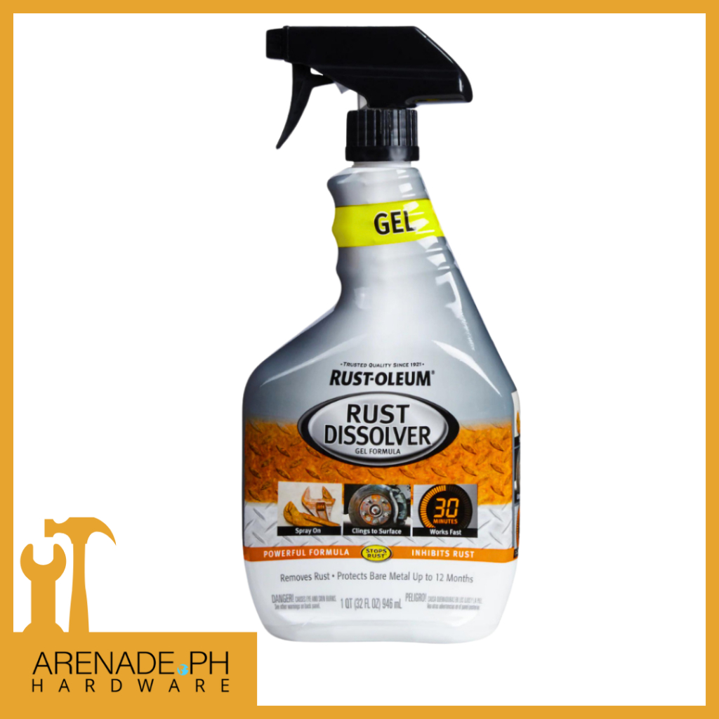 Rust-Oleum Rust Dissolver Gel - 946 ml (32 fl oz) Formula | Shopee ...