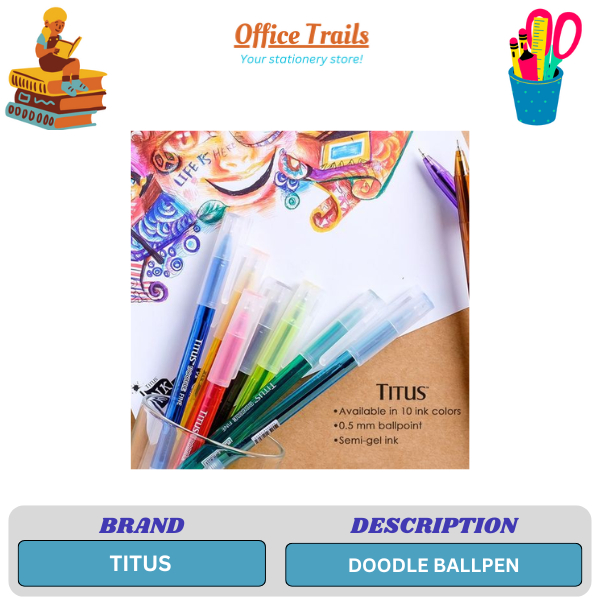 Titus Doodle Fine Ballpen | Shopee Philippines