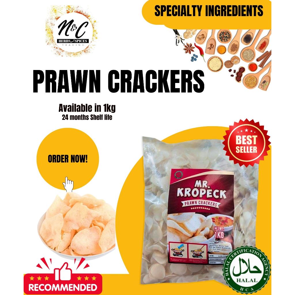 Prawn Crackers MR KROPECK 100grams, 250grams, 500grams, 1kilogram ...