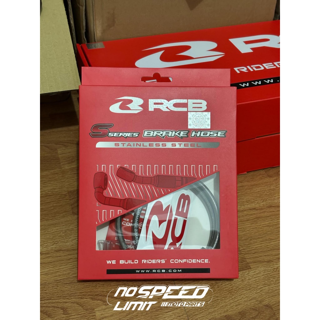 NEW! RCB S SERIES BRAKE HOSE UNIVERSAL (DISC CALIPER BRAIDED HOSE ...