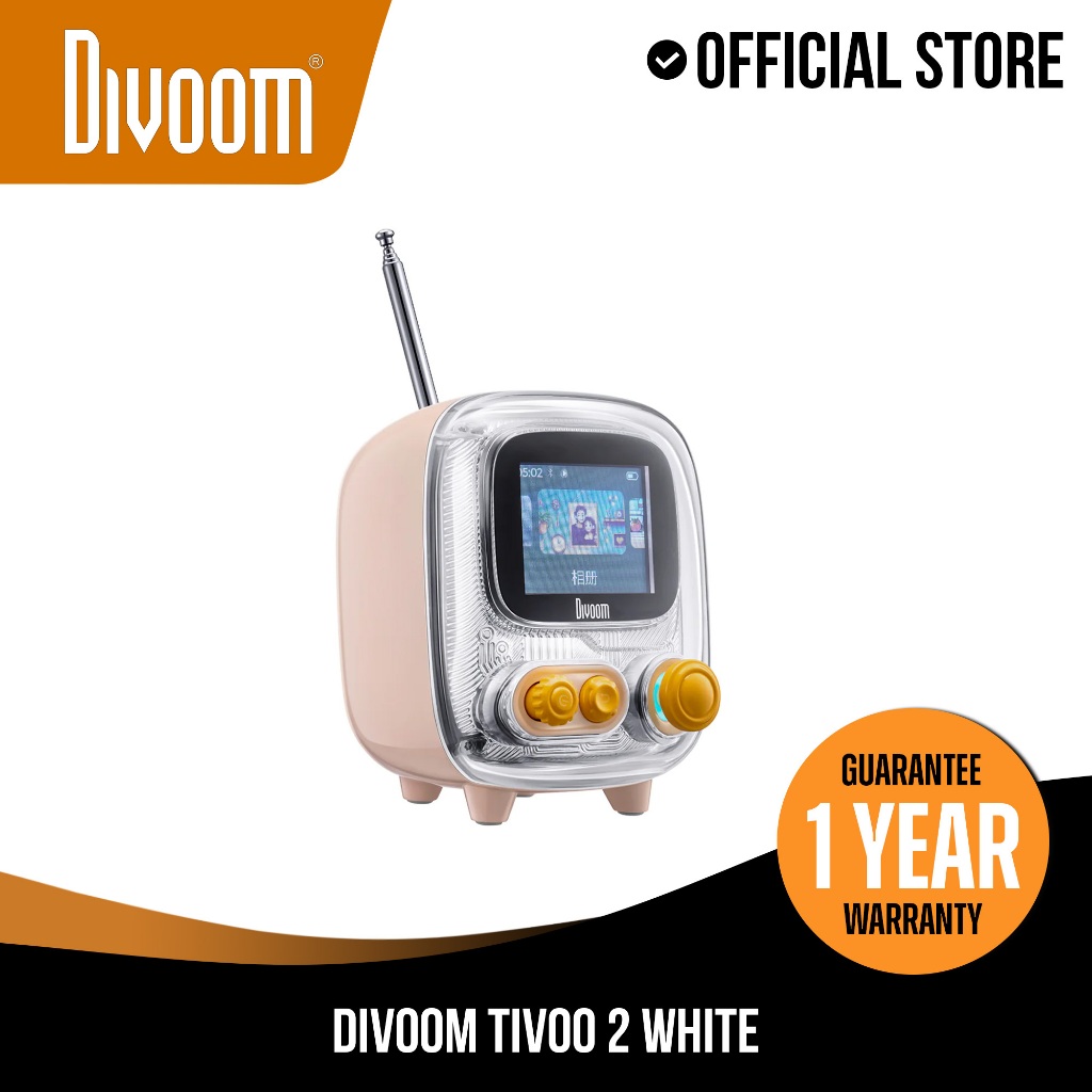 Divoom Tivoo 2 Portable Speaker White | Shopee Philippines