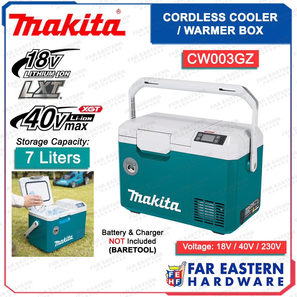 MAKITA CW003GZ Cordless Cooler / Warmer Box 7L 18V | 40V MAX (Baretool) MKPT18 | Shopee Philippines