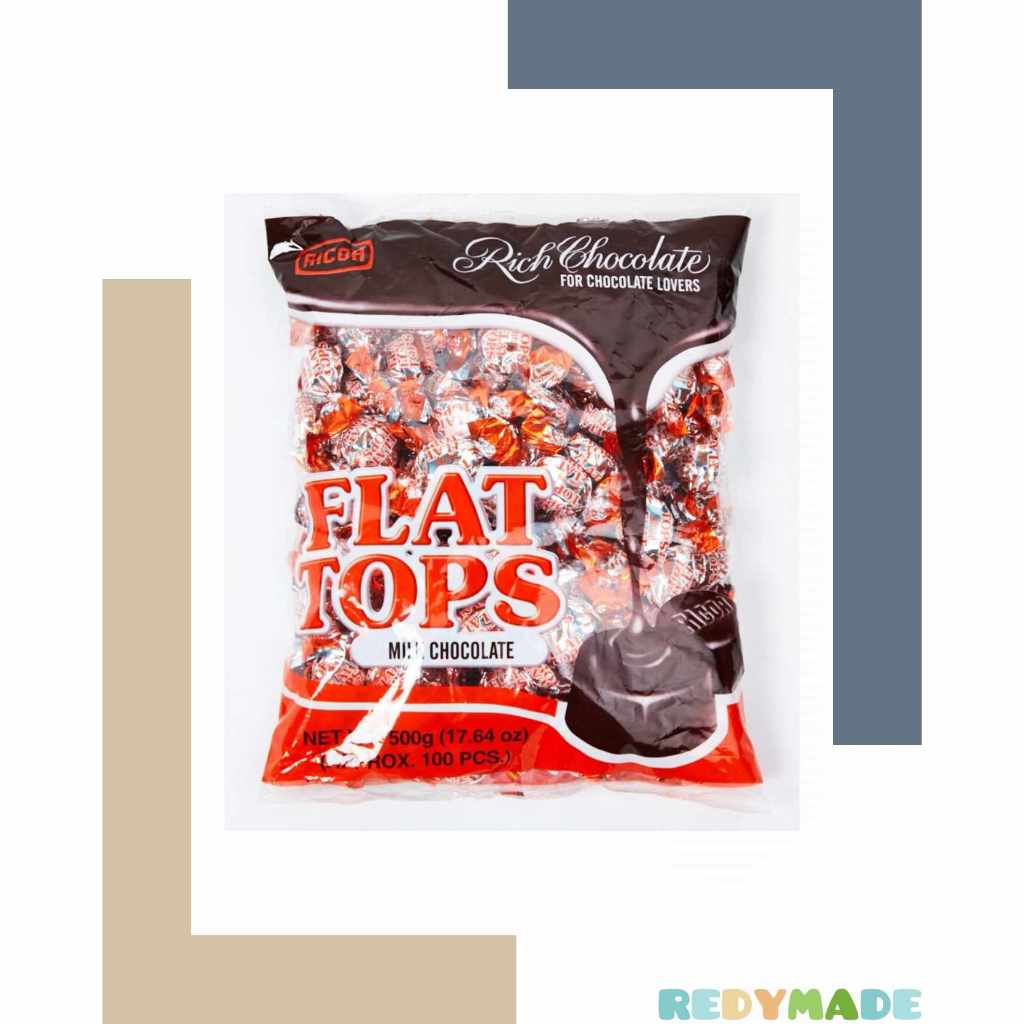 Ricoa Flat Tops Milk Chocolate 500g | Shopee Philippines