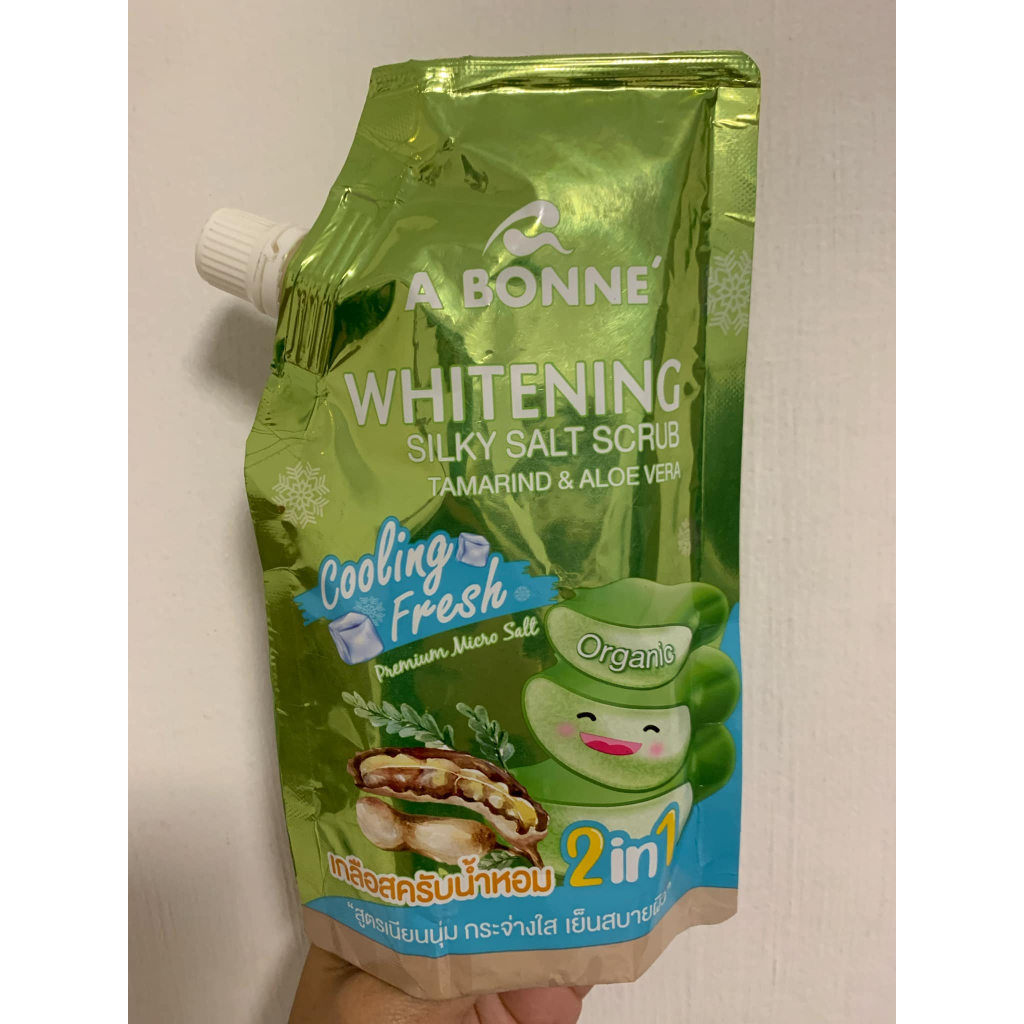 (AUTHENTIC )ABONNE WHITENING SILKY SALT SCRUB 350G | Shopee Philippines