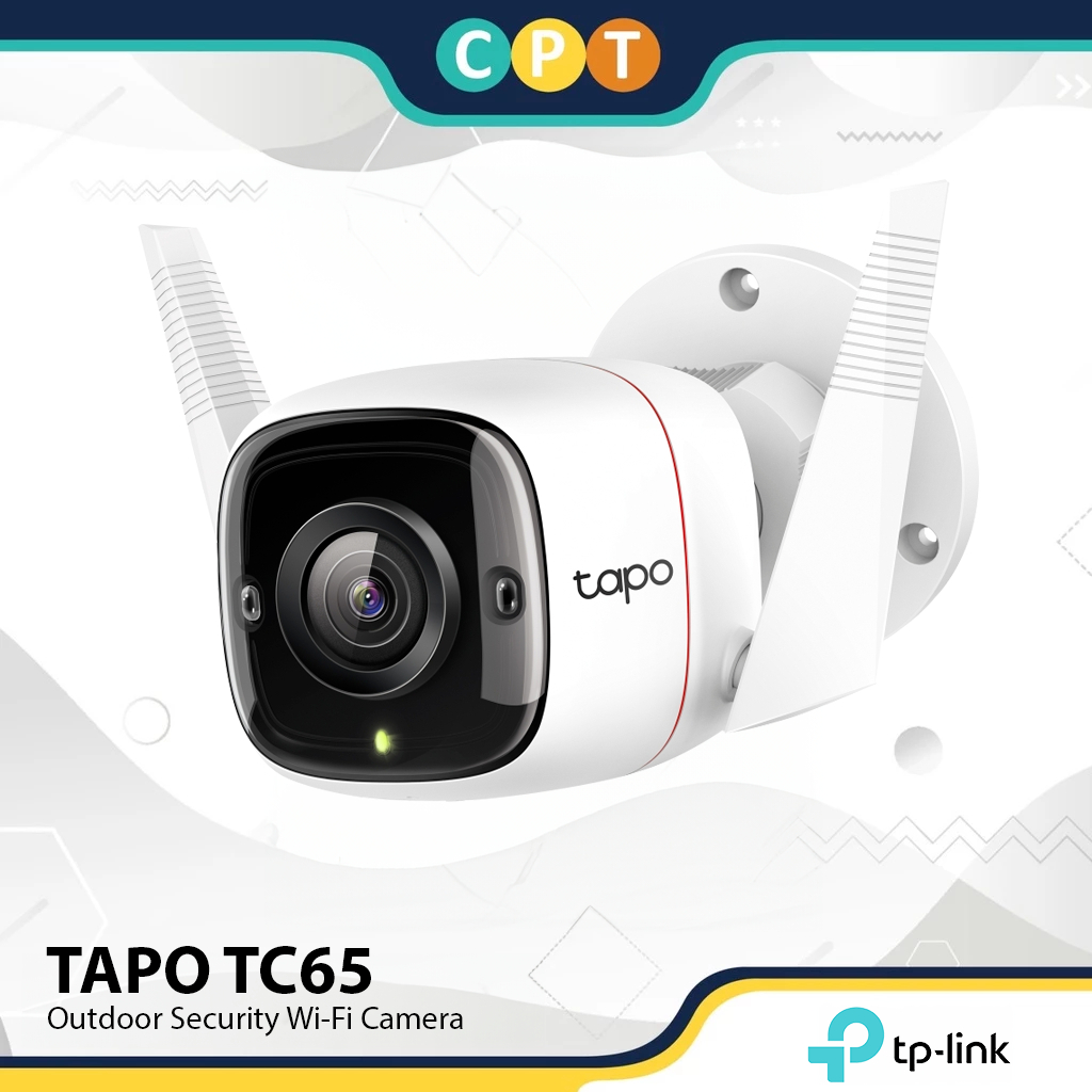 TP-Link Tapo TC65 Outdoor Security WiFi Camera 3MP CCTV IP Camera ...