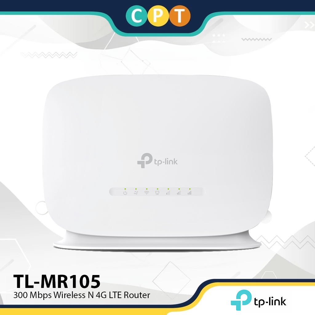 TP-Link TL-MR105 300 Mbps Wireless N 4G LTE Router | Shopee Philippines