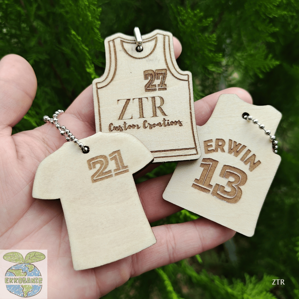 Customized Wooden Jersey and T-Shirt Keychains | Shopee Philippines
