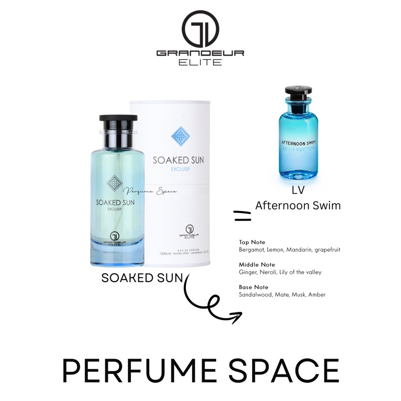 Soaked Sun Exclusif EDP 100ml by Grandeur Elite Authentic & Brand New | Shopee Philippines