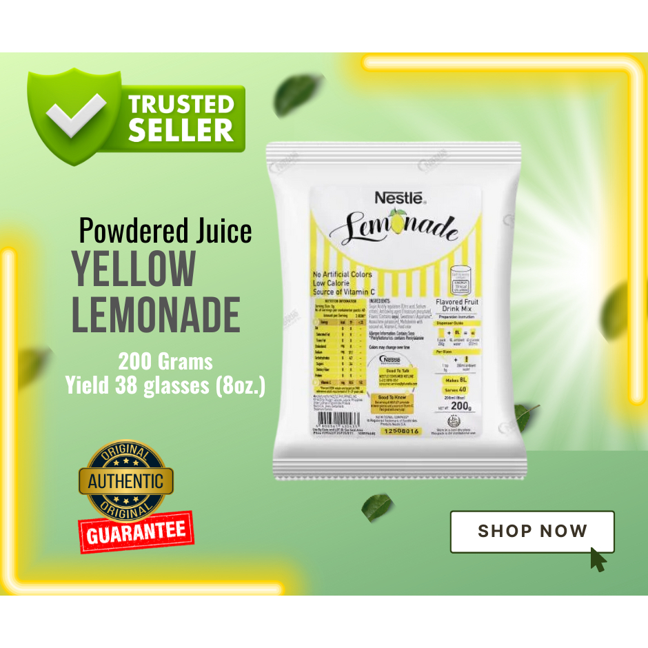 Yellow Lemonade 140 grams | Shopee Philippines
