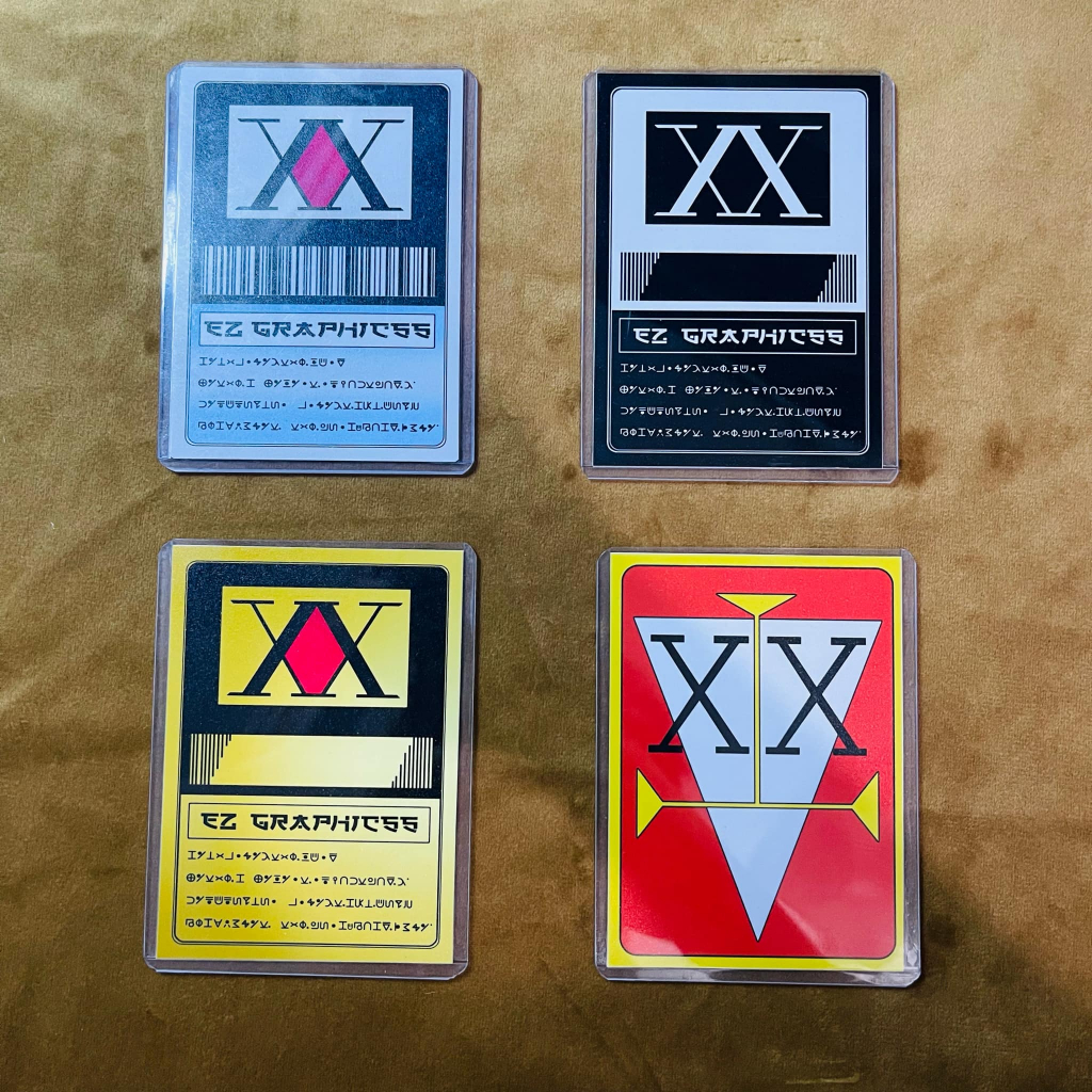 Hunter x Hunter License Card Keychain/ Toploader (PAKI-SEND NG NAME SA ...