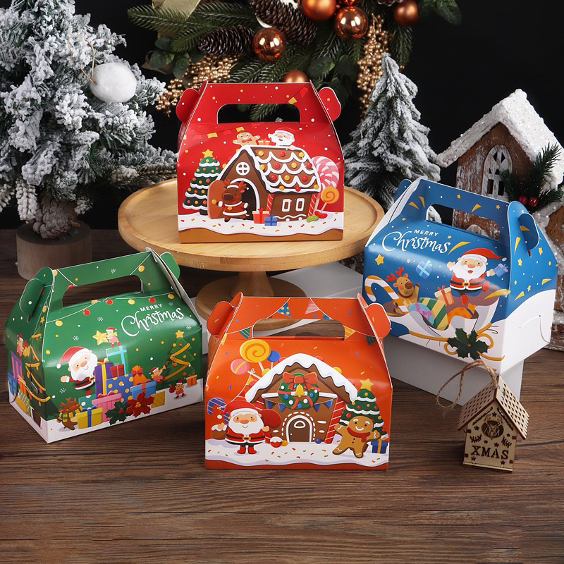 (10 PCS) Elegant Christmas Loot Bag For Pastry Cake Candies Chocolate ...