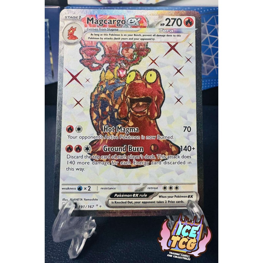 Magcargo ex - 191/167 - Full Art Secret Rare (TWM) | Shopee Philippines