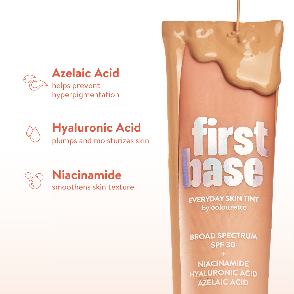 Colourette First Base Everyday Skin Tint SPF30 [Lightweight, Foundation ...