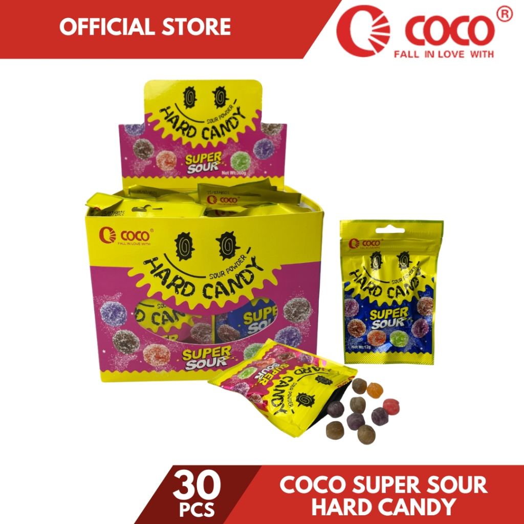 COCO Super Sour Hard Candy 30pcs Per Inner Box | Shopee Philippines