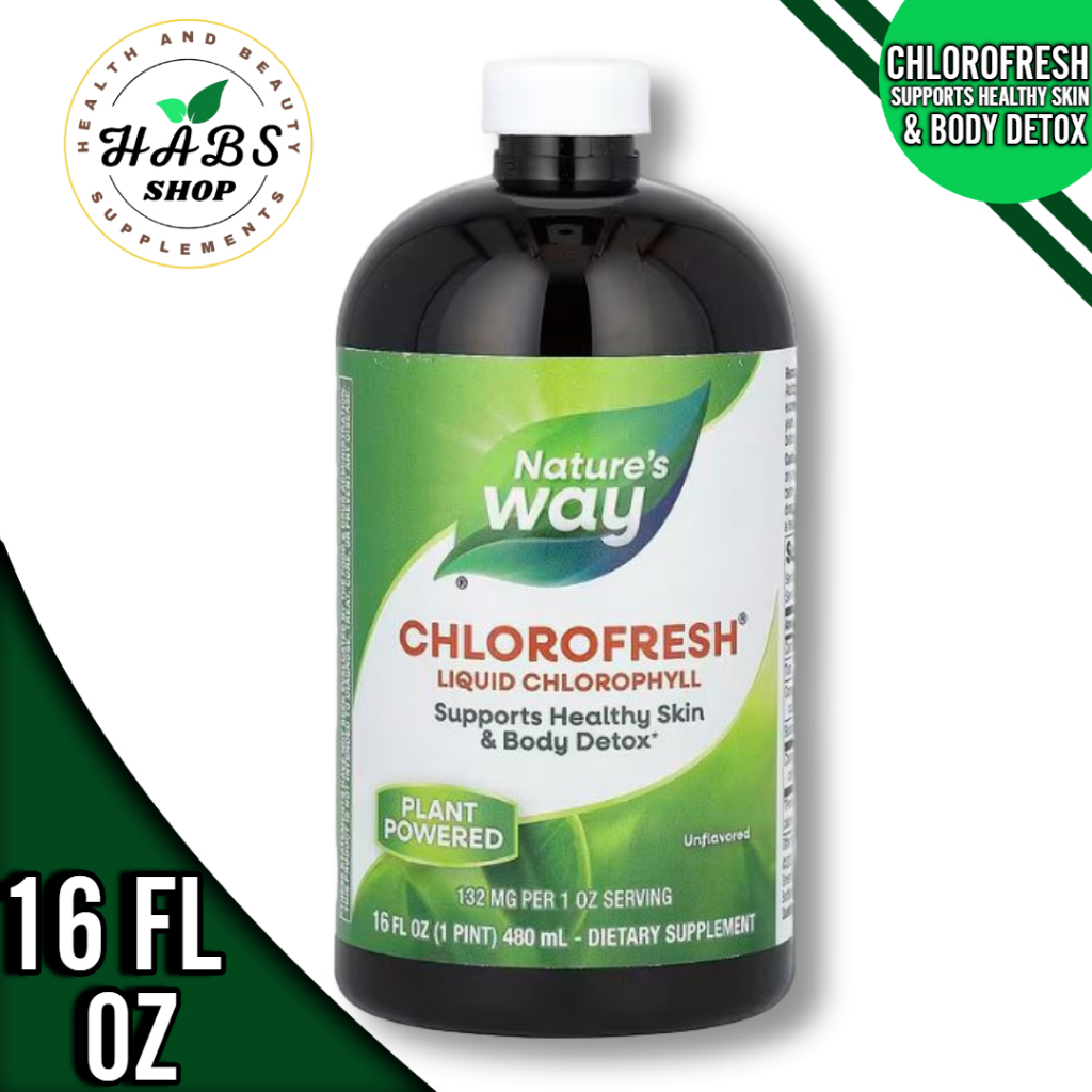 Nature's Way, Chlorofresh, Liquid Chlorophyll, Unflavored, 16 fl oz ...