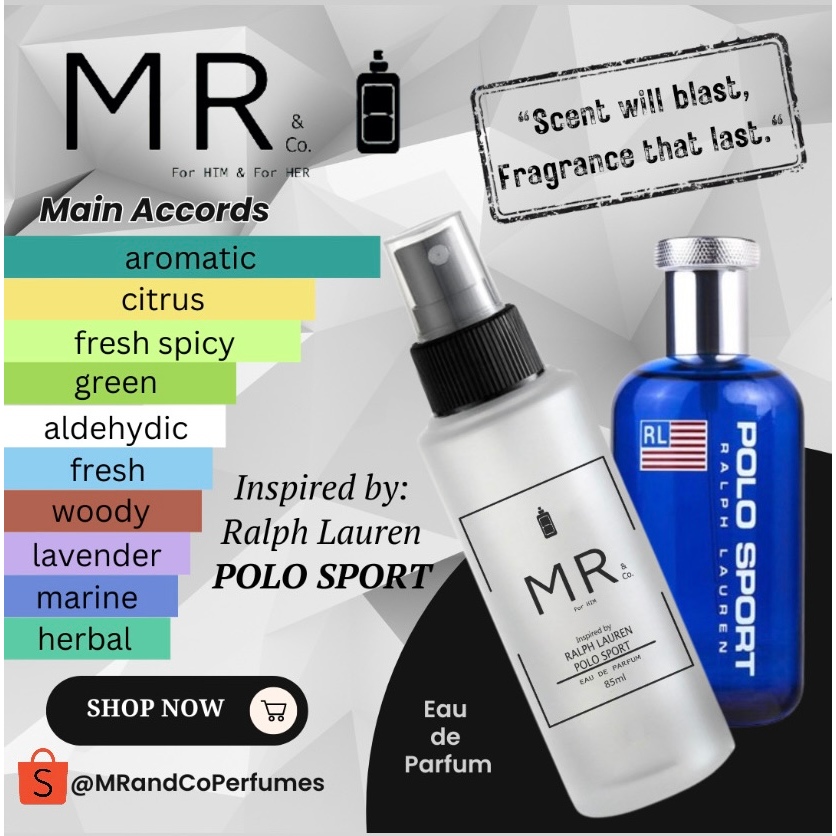 M2 MR & Co Perfume 25% Oil concentration Inspired by Rlph Lrn Pol0 ...