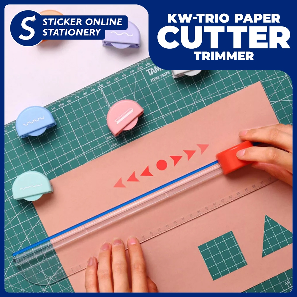 KW-Trio Paper Cutter Trimmer Multifunction Multiple Head Tools Creative ...