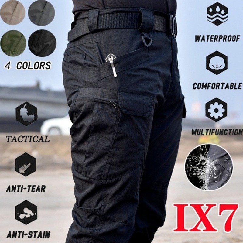 READY STOCK Outdoor Waterproof Mens Pants Plus Size Cargo Pants 6 ...