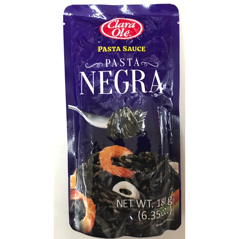 Clara Ole Pasta Sauce Pasta Negra ( 180g ) | Shopee Philippines