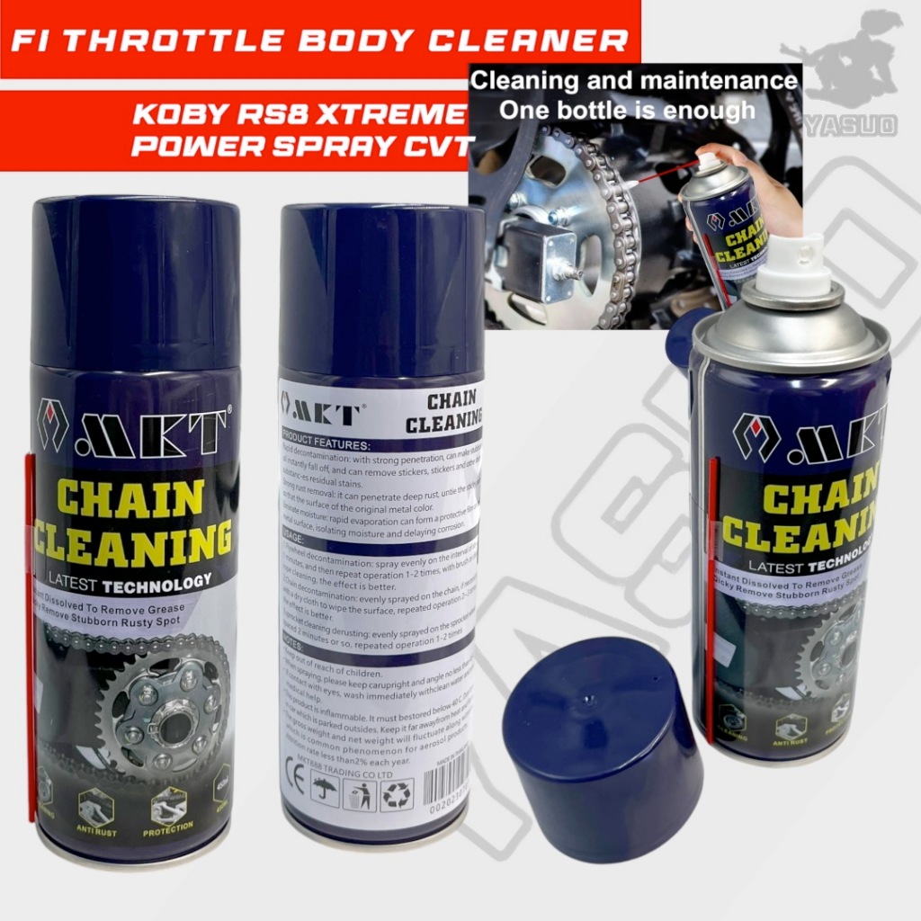 MKT Chain Maintenance Kit Chain Cleaner Rust and Corrosion Protection ...