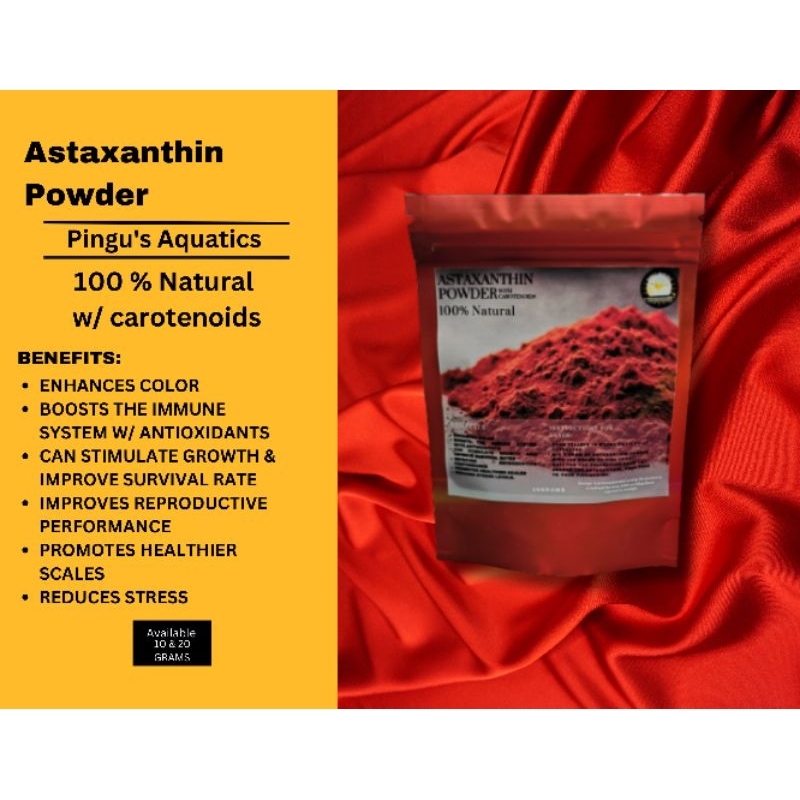 Astaxanthin Powder with Carotenoids (Quick Dissolve Powder) 10g ...