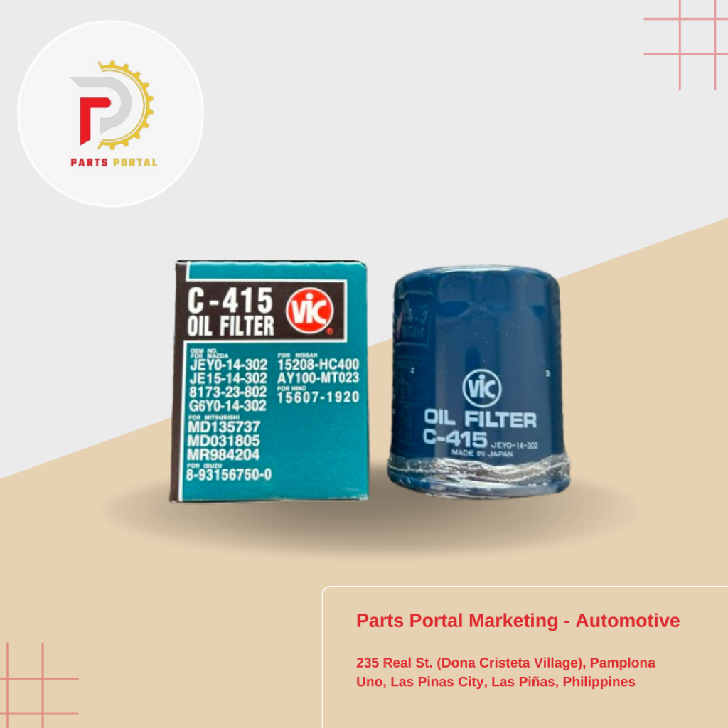 Oil Filter C-415 Mitsubishi MirageG4/ Lancer/ XPANDER/ Getz/ Outlander ...