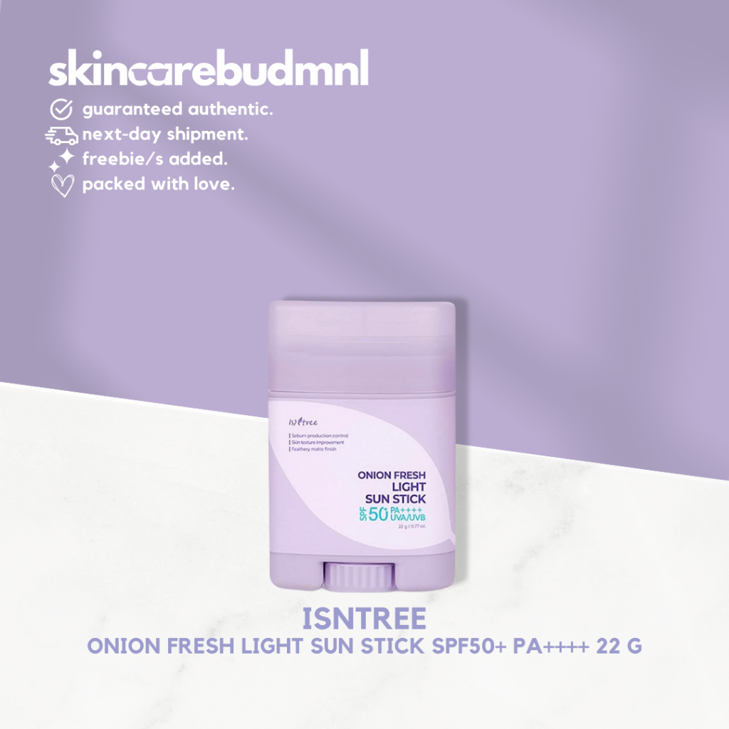Isntree Onion Fresh Light Sun Stick SPF50+ PA++++ 22g by skincarebudmnl ...