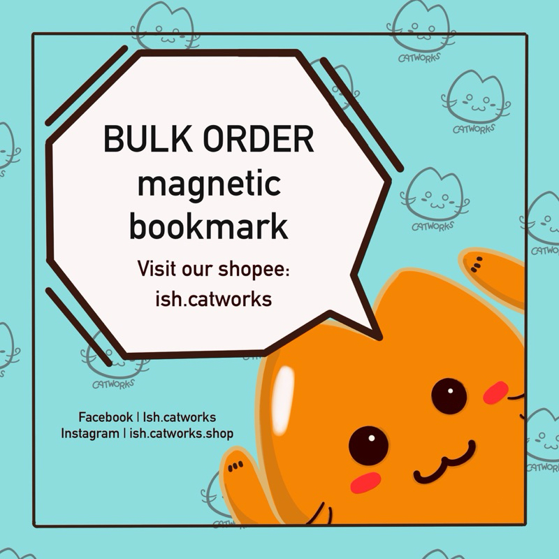 MAGNETIC BOOKMARKS CUSTOMIZE (BULK ORDER) - GIVEAWAYS, SOUVENIRS ...