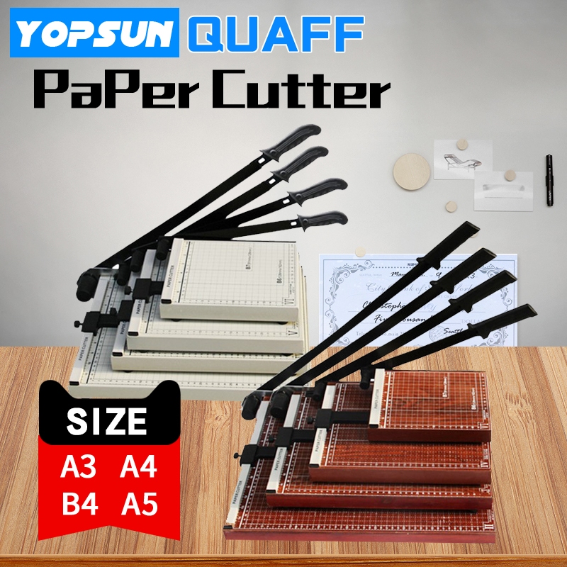 Metal & Wood Paper Cutter High Quality A3 | B4 | A4 | A5 (7×8) Quaff ...