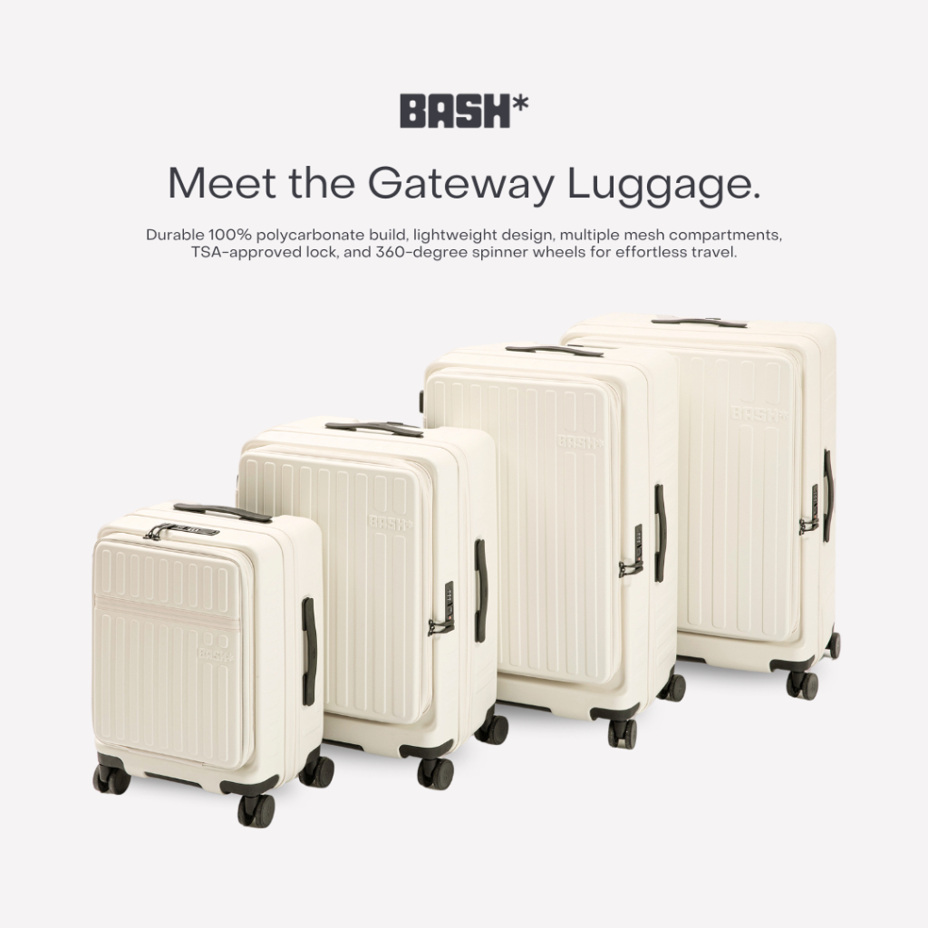 BASH Gateway Luggage Collection in Bone | Shopee Philippines