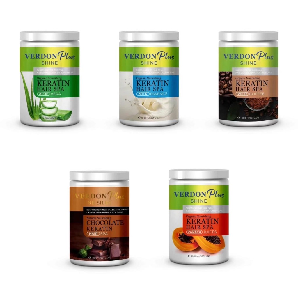 VERDON Plus SHINE KERATIN HAIR SPA 1000ML HAIR TREAMENT | Shopee ...