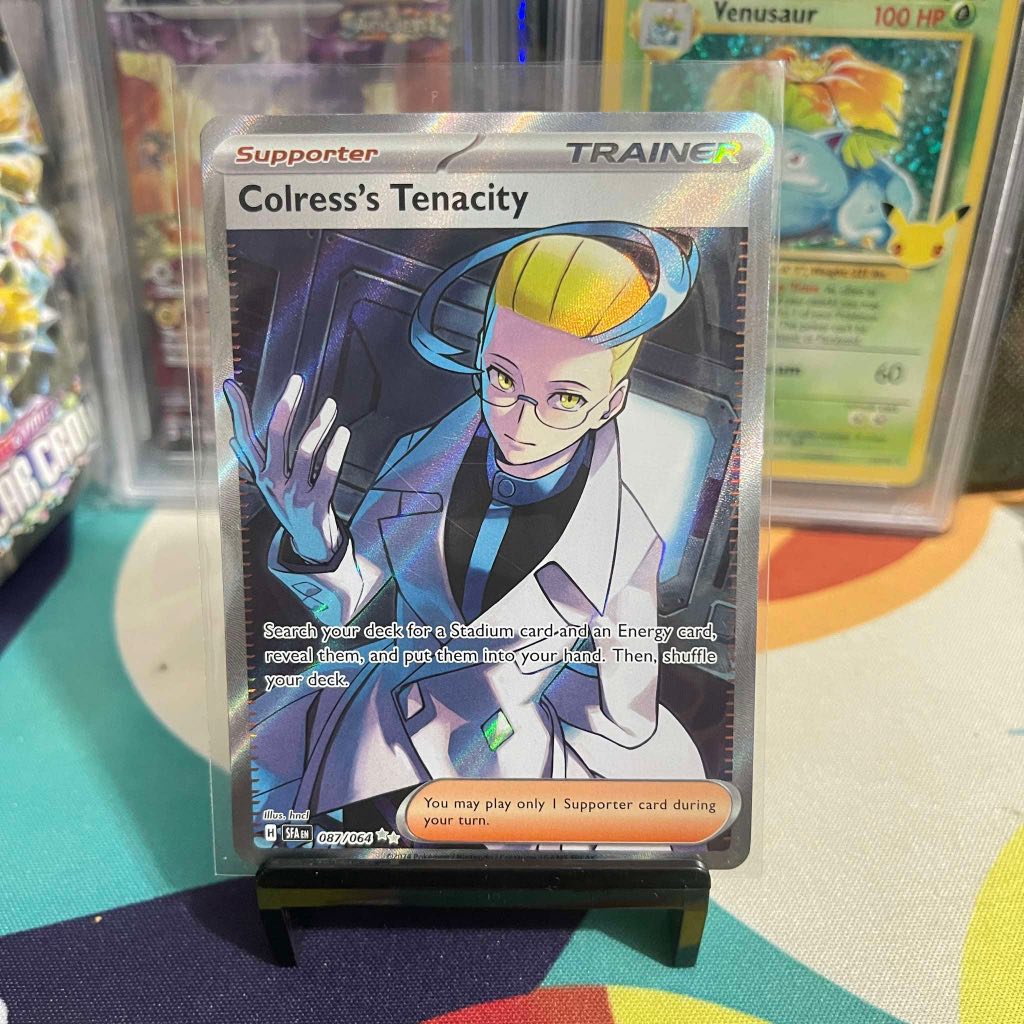 colress' tenacity illustration rare shrouded fable pokemon trading card ...
