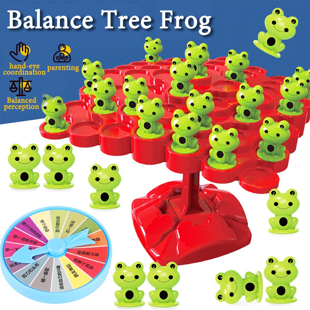 Math Toy Frog Balance Tree Educational Parent-child Interaction Table ...