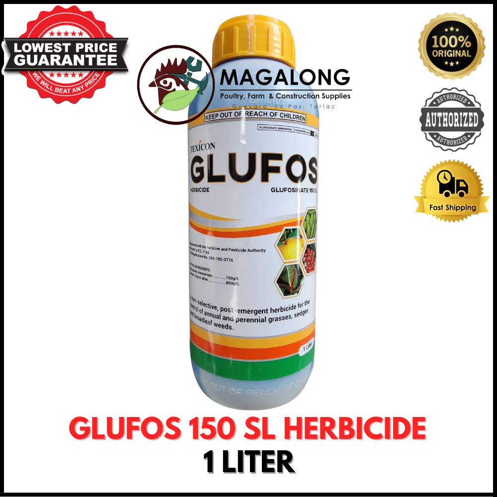 GLUFOS HERBICIDE 150 SL GLUFOSINATE - Like Deadshock Maximus Firestorm ...