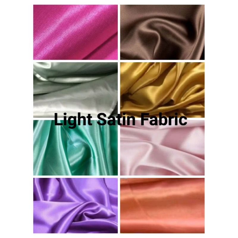 Light Satin Fabric Sold per Roll | Shopee Philippines